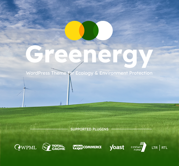Greenergy - Ecology & Environment Theme - code.market