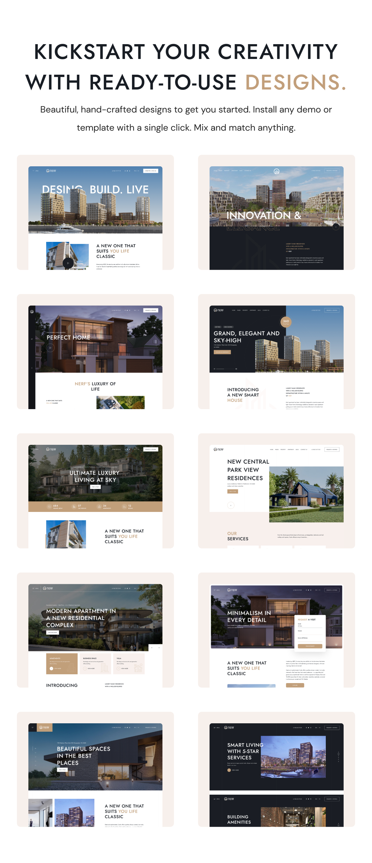 Nerf - Single Property WordPress Theme - code.market