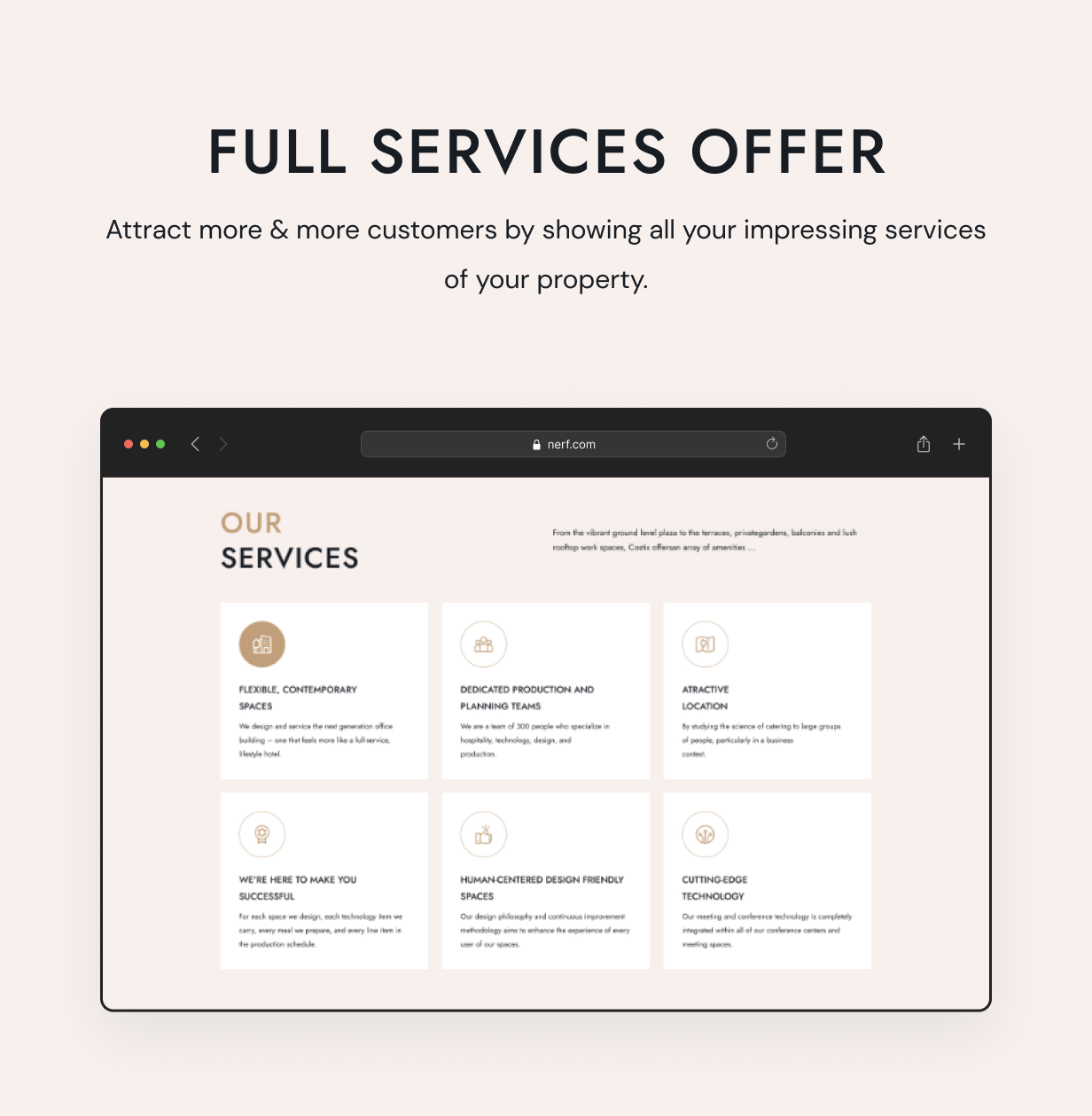 Nerf - Single Property WordPress Theme - code.market