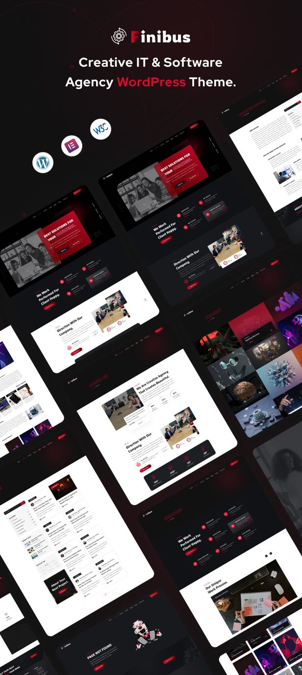 Finibus - Software and Digital Agency WordPress Theme - code.market