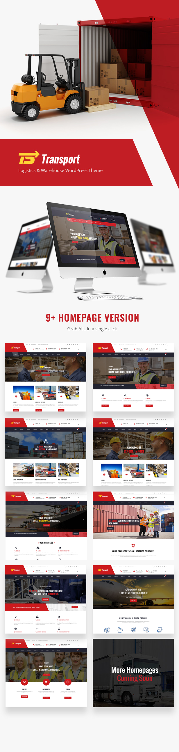 Transport - Logistic & Warehouse WordPress Theme - code.market