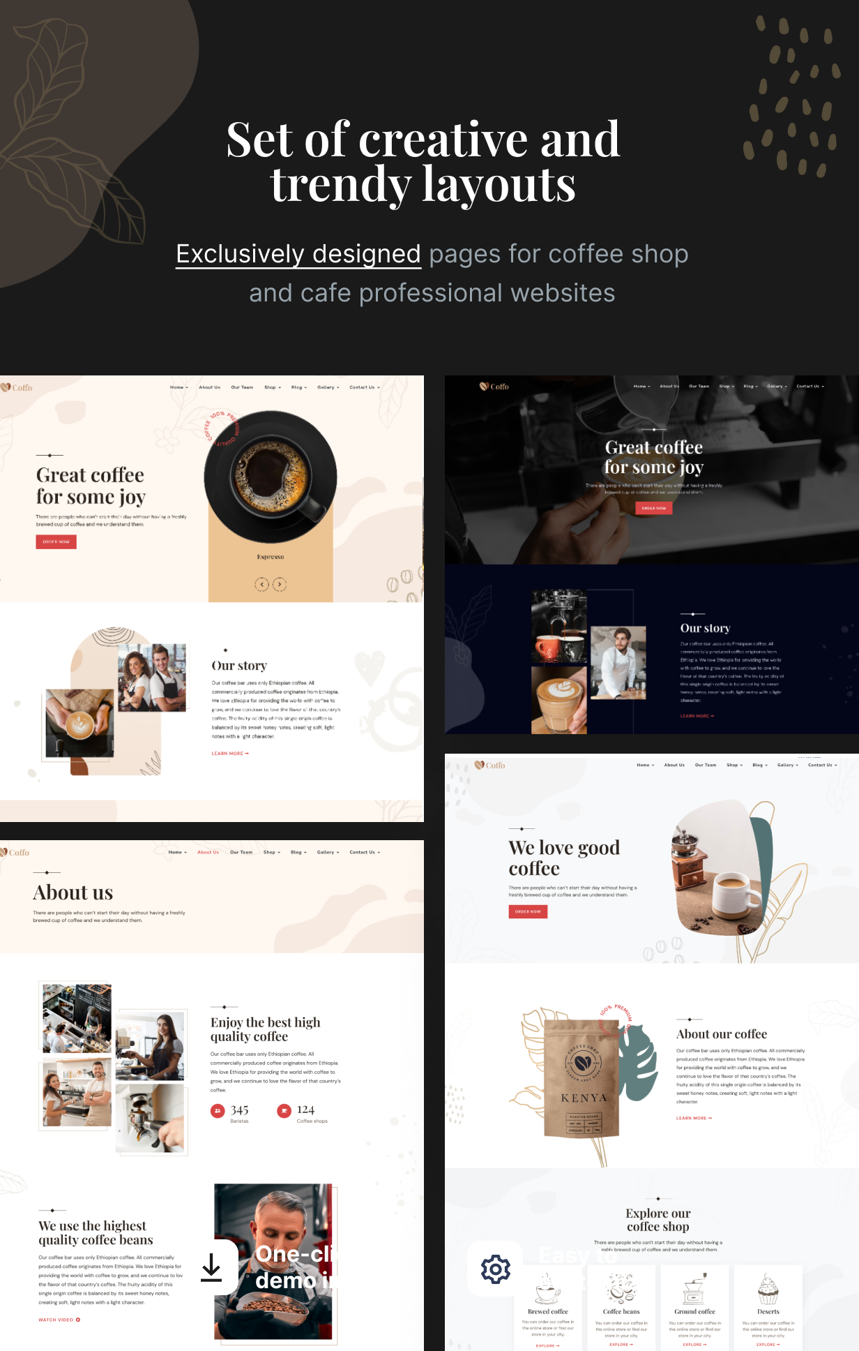 Coffie - Cafe & Coffee Shop WordPress Theme - code.market