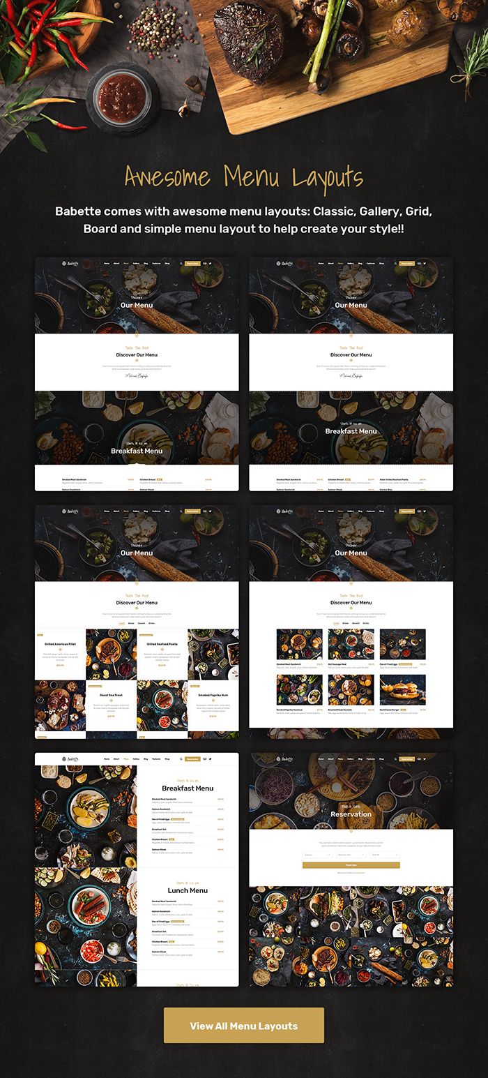 Babette - Restaurant & Cafe WordPress Theme - code.market