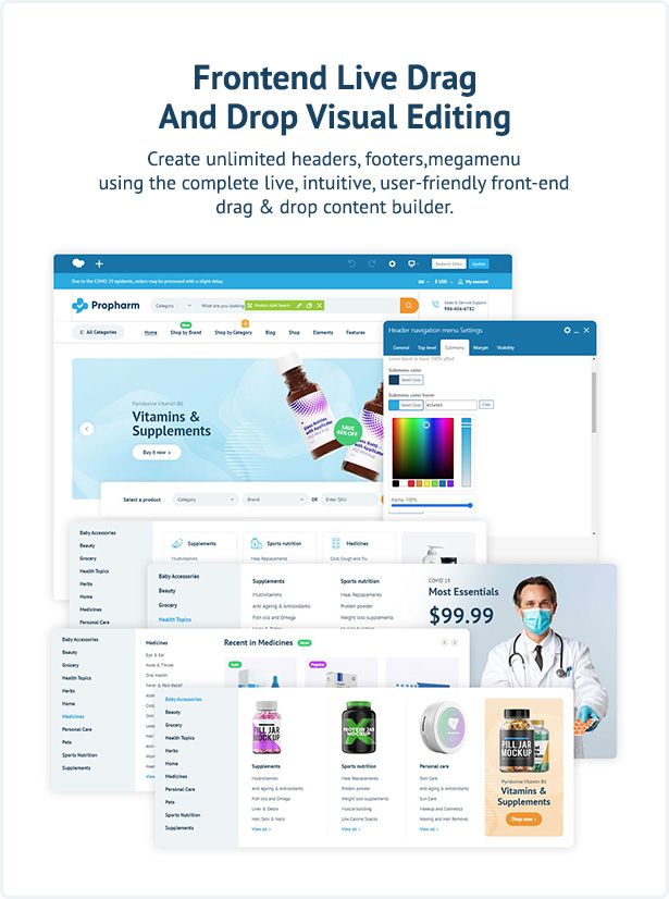 Propharm - Pharmacy & Medical WordPress WooCommerce Theme - code.market