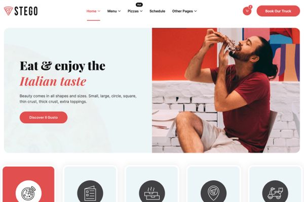 Stego - Food Truck & Restaurant Theme - code.market