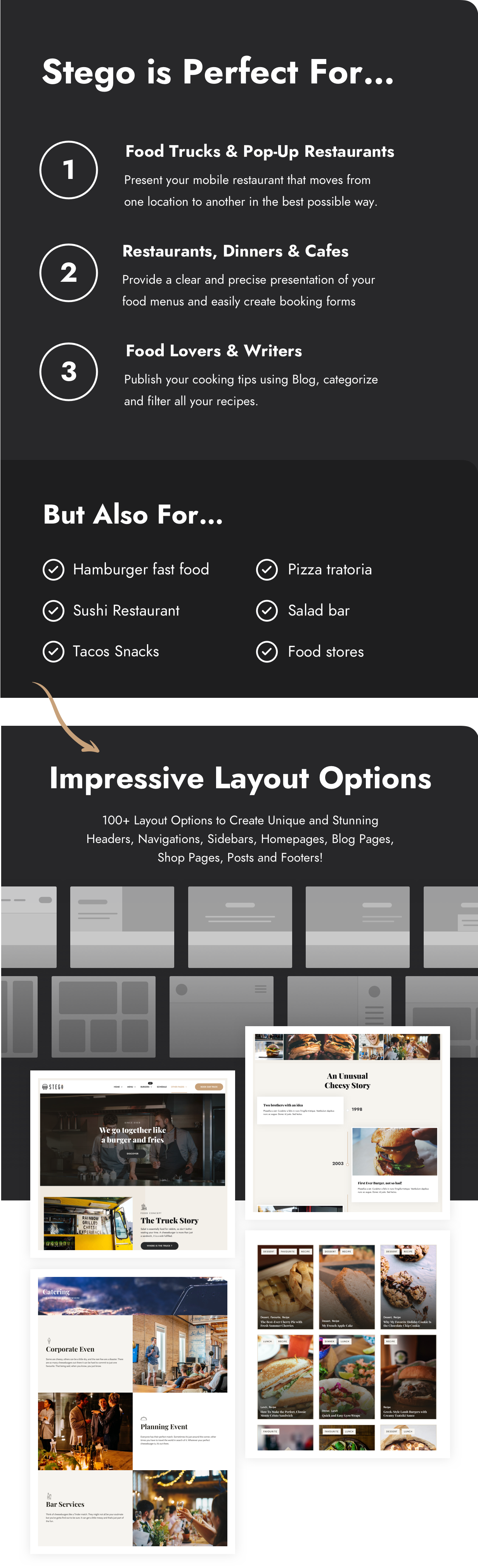 Stego - Food Truck & Restaurant Theme - code.market