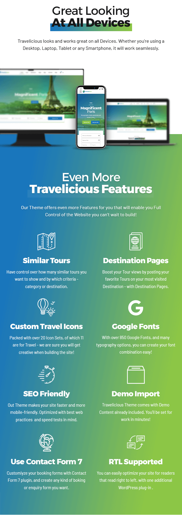 Travelicious - Tour Operator Theme - code.market