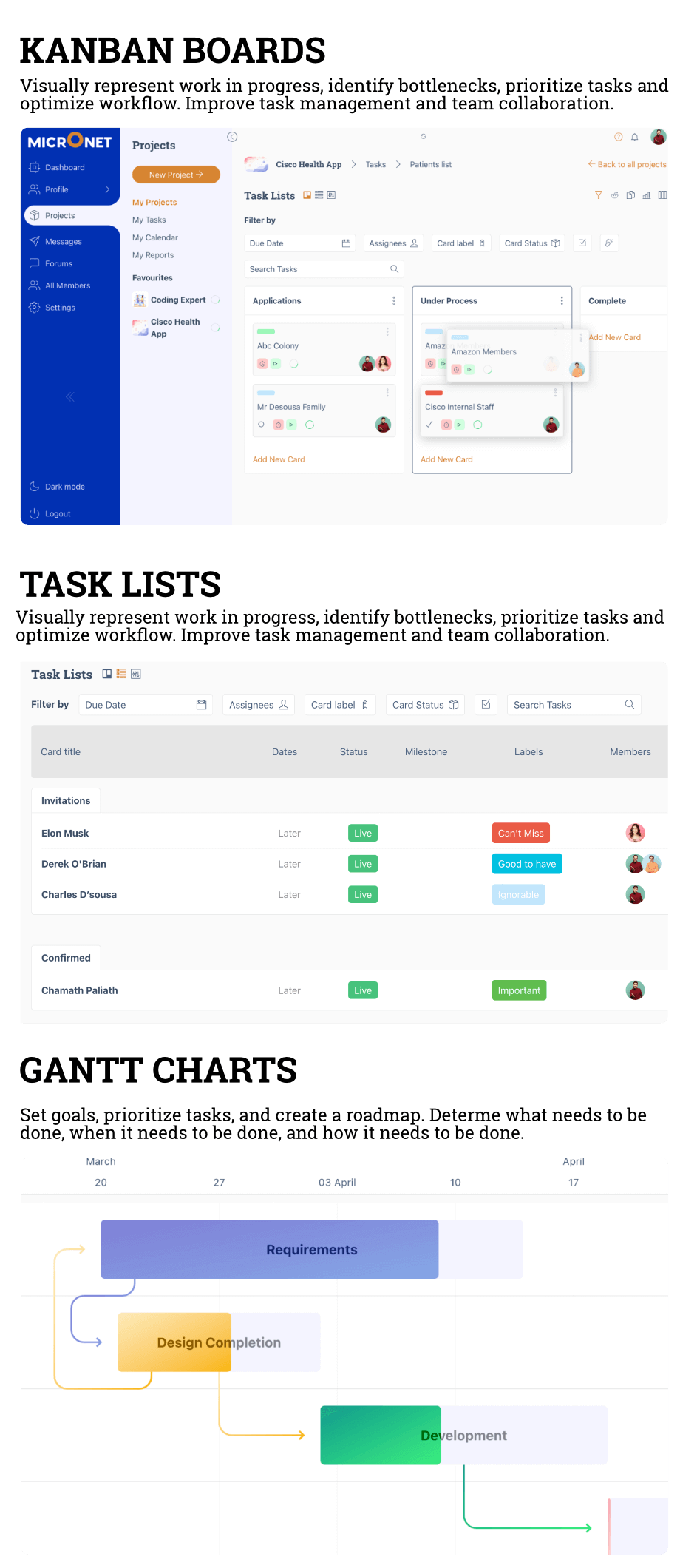 Micronet Work Management WordPress Theme - code.market