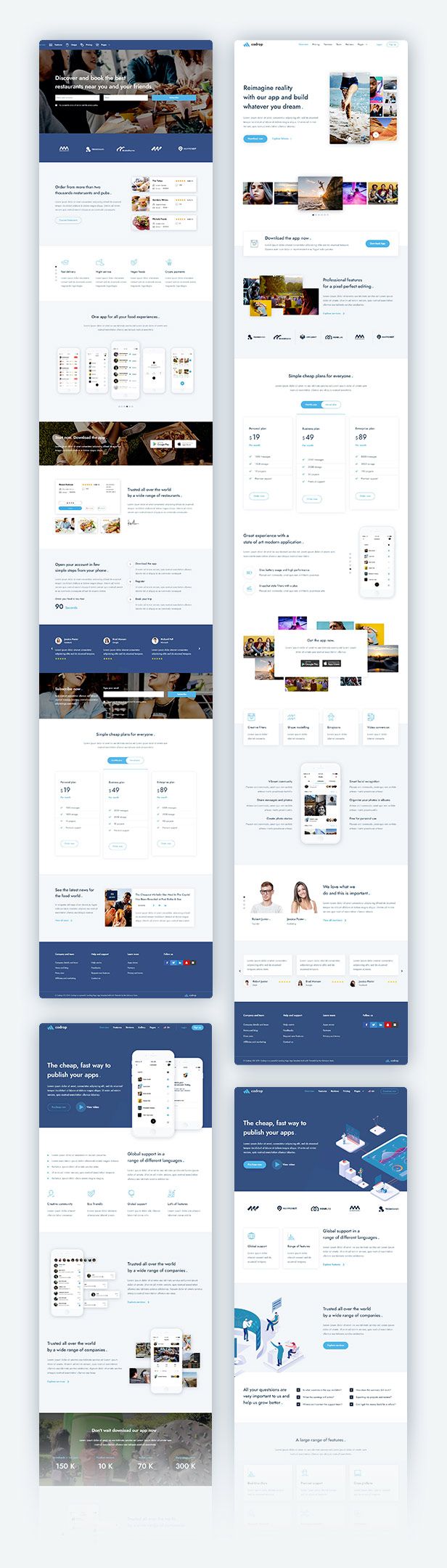 Codrop - App Landing Page Theme Wordpress Corporate - code.market