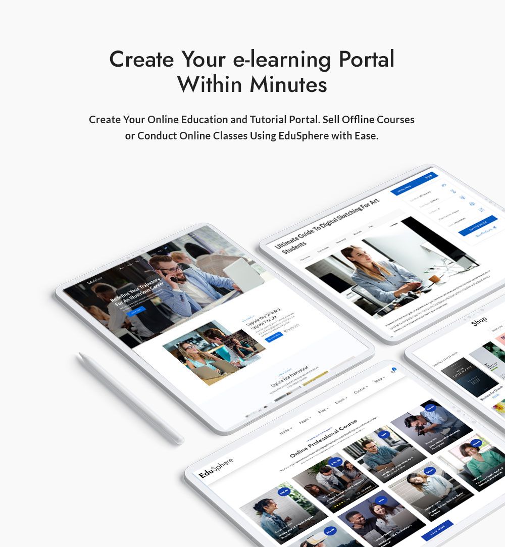 EduSphere - Education & Online Learning WordPress Theme - code.market