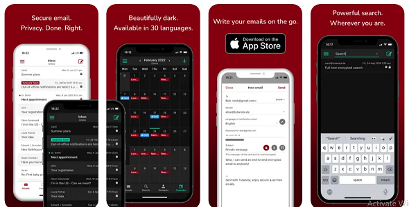 Encrypted Email Tutanota App (IOS, Android, Web, Desktop) - code.market