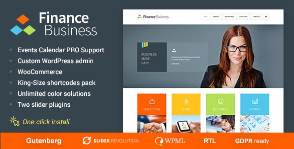 Finance Business - Company Office Corporate Theme - code.market