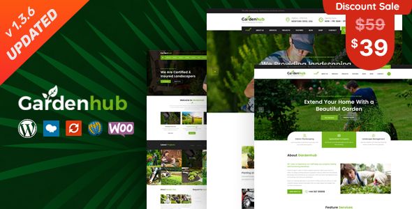 Garden HUB - Lawn & Landscaping WordPress Theme - code.market