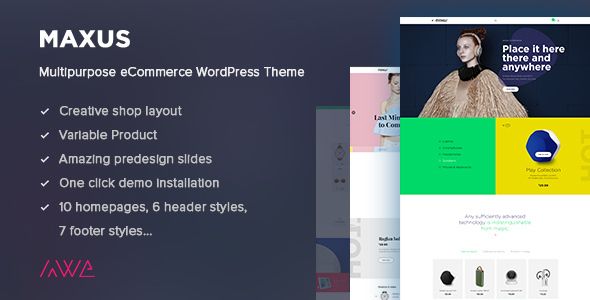 Maxus - Multipurpose eCommerce WordPress Theme - code.market