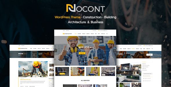 Nocont - Construction & Building WordPress Theme - code.market