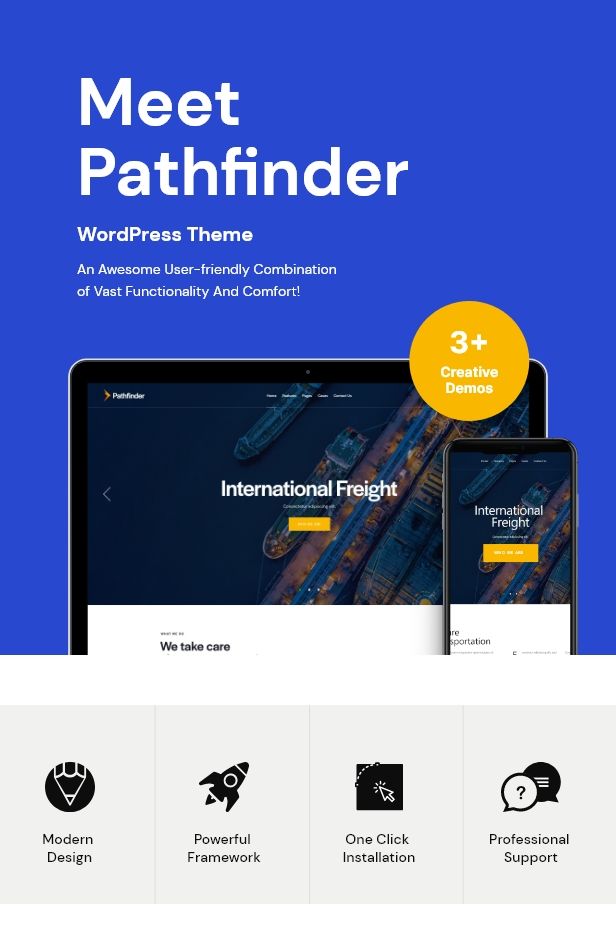 Pathfinder - Cargo Transportation & Logistics WordPress Theme - code.market