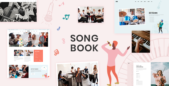 SongBook - Music School Theme - code.market