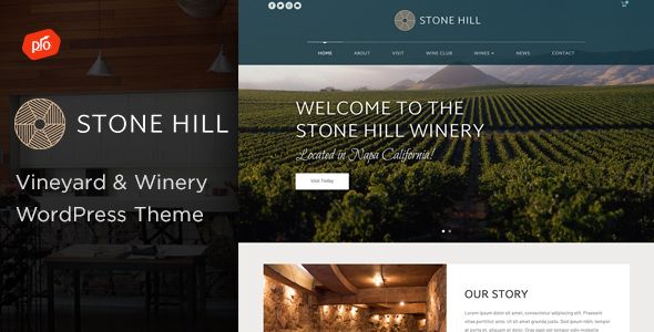 Stone Hill - Vineyard and Winery Theme - code.market