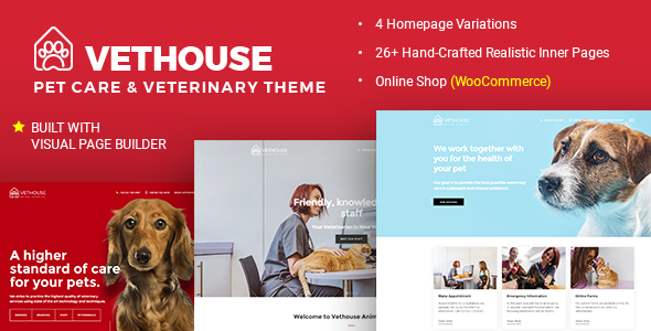 Vethouse - Pet Care & Veterinary Theme - code.market