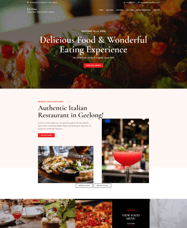 Vonaco - Restaurant & Coffee Shop WordPress Theme - code.market