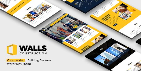 Walls WP - Construction Company WordPress Theme - code.market