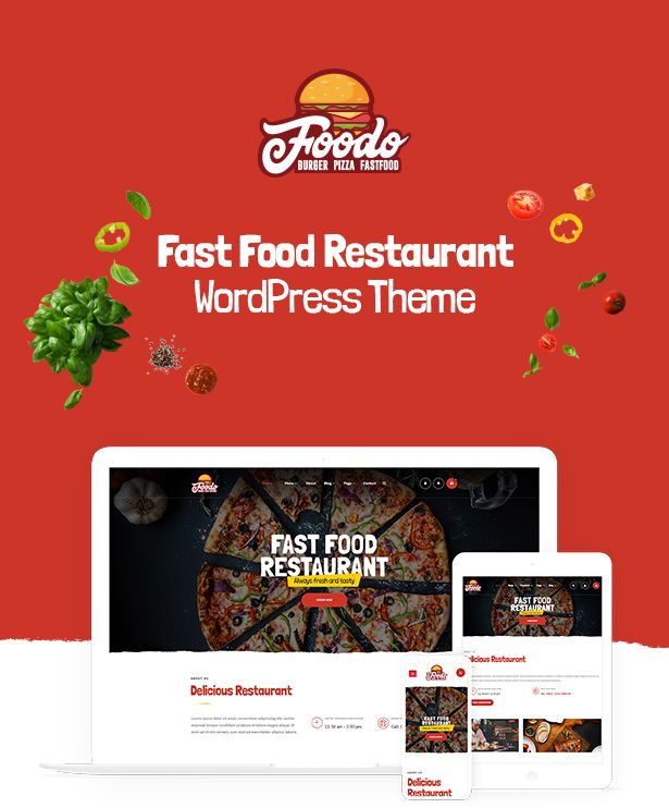 Foodo - Fast Food Restaurant WordPress Theme - code.market