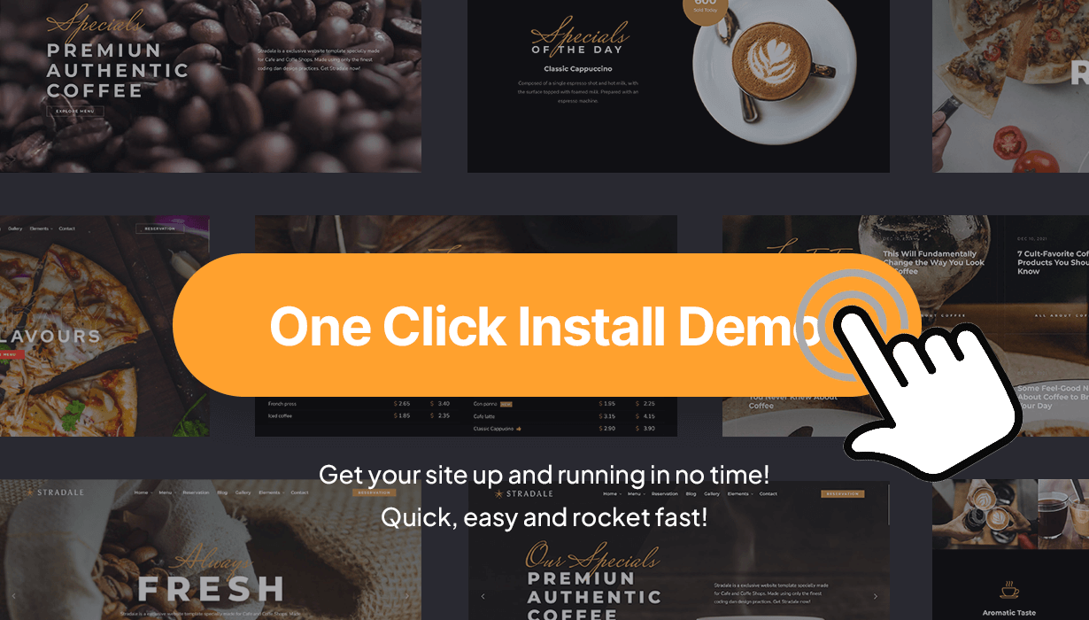 Stradale - Cafe & Restaurant WordPress Theme - code.market