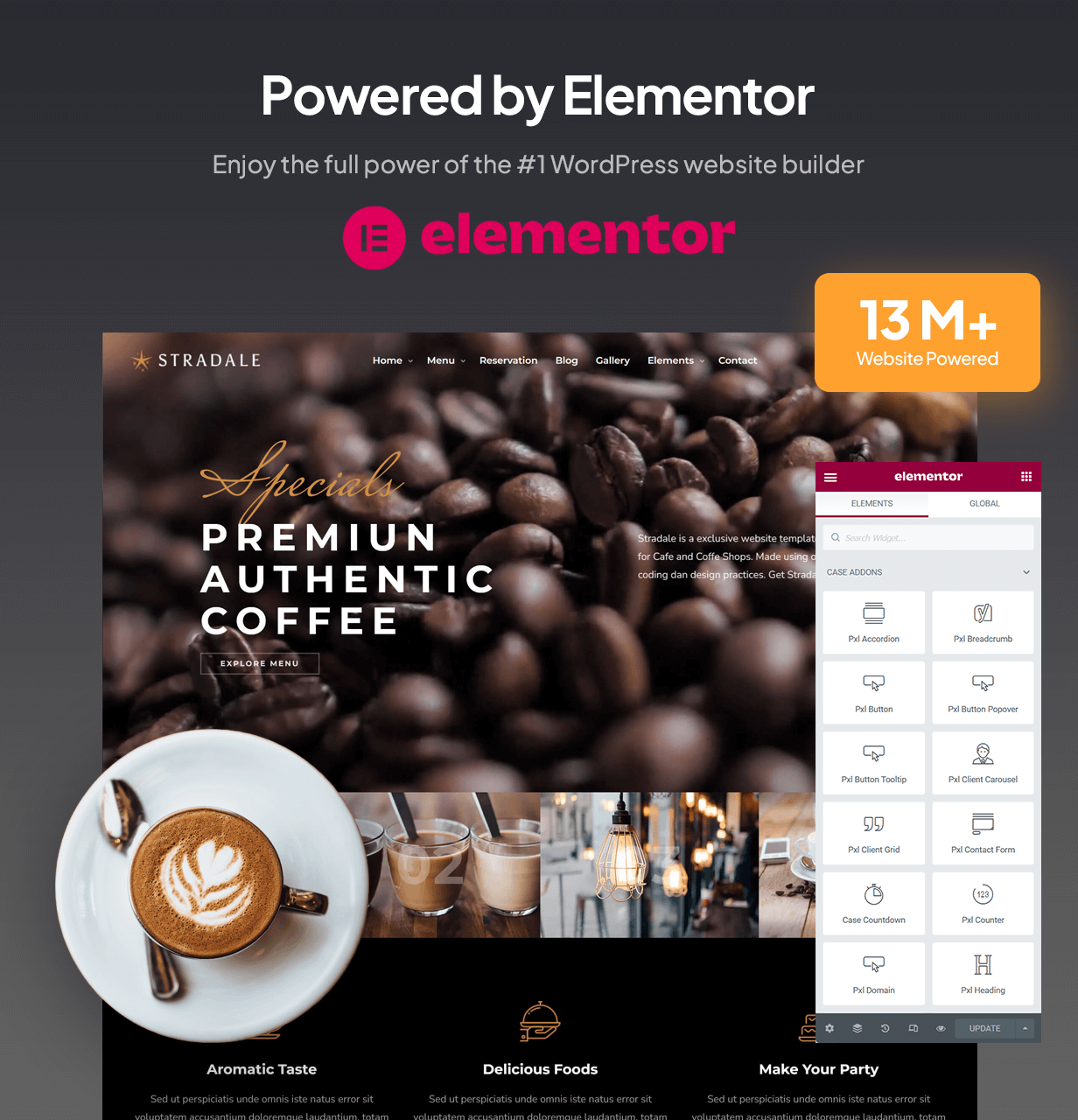 Stradale - Cafe & Restaurant WordPress Theme - code.market