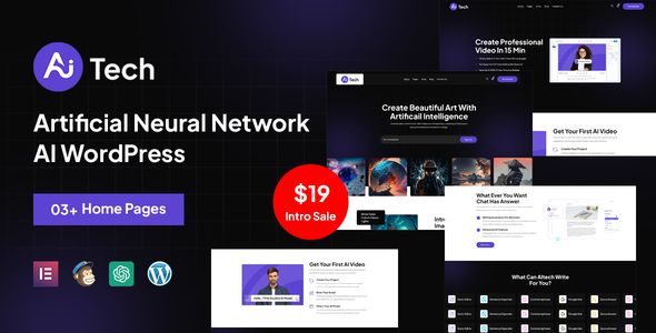AItech - Artificial Neural Network AI WordPress Theme - code.market