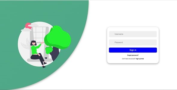 Animated Login and Register Form - code.market