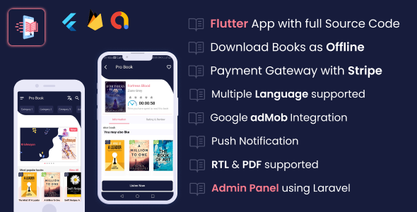 Pro Book - Flutter App - code.market