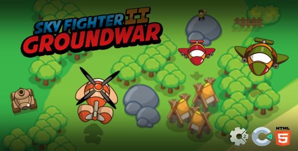 Sky Fighter 2 Groundwar Construct Game Android Games Codemarket