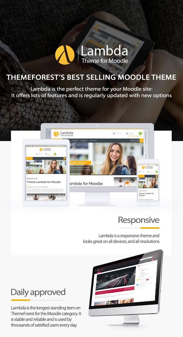 Lambda - Responsive Moodle Theme - code.market