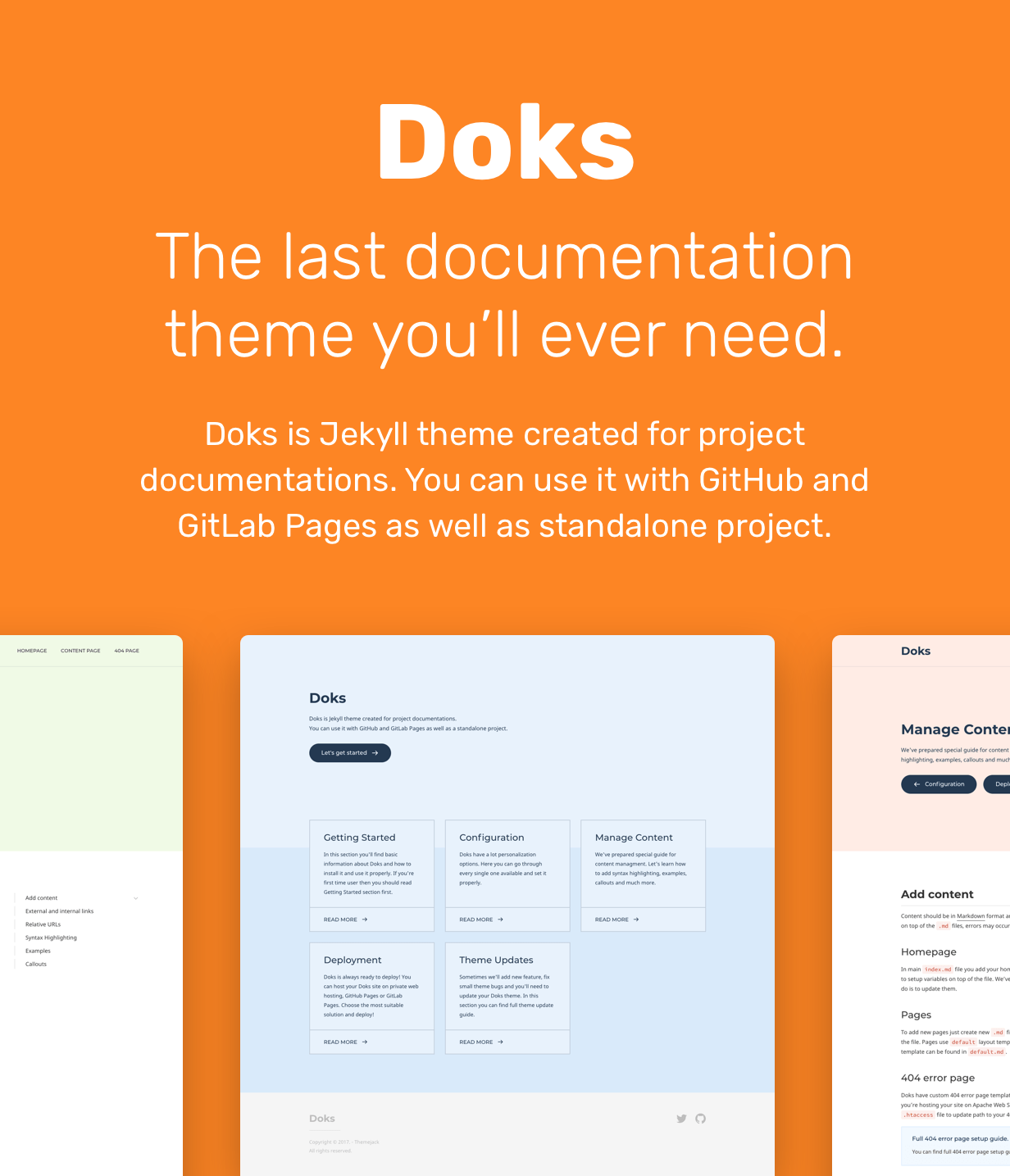 Doks — Jekyll Theme for Project Documentation - code.market