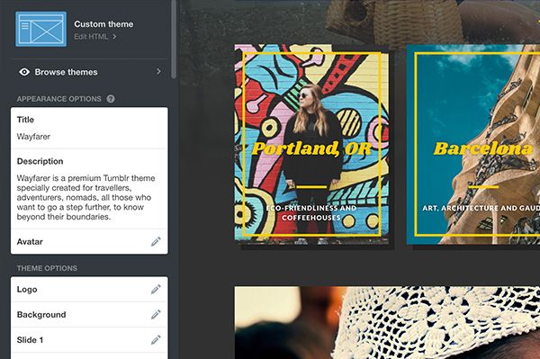 Wayfarer Tumblr Theme - code.market