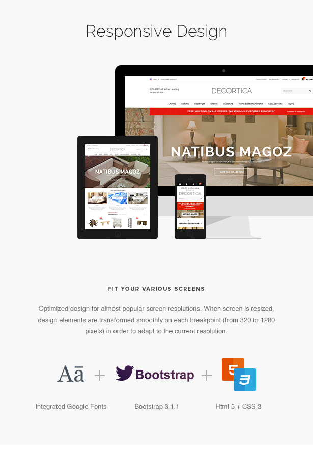 DECORTICA - Responsive Shopify Template - code.market