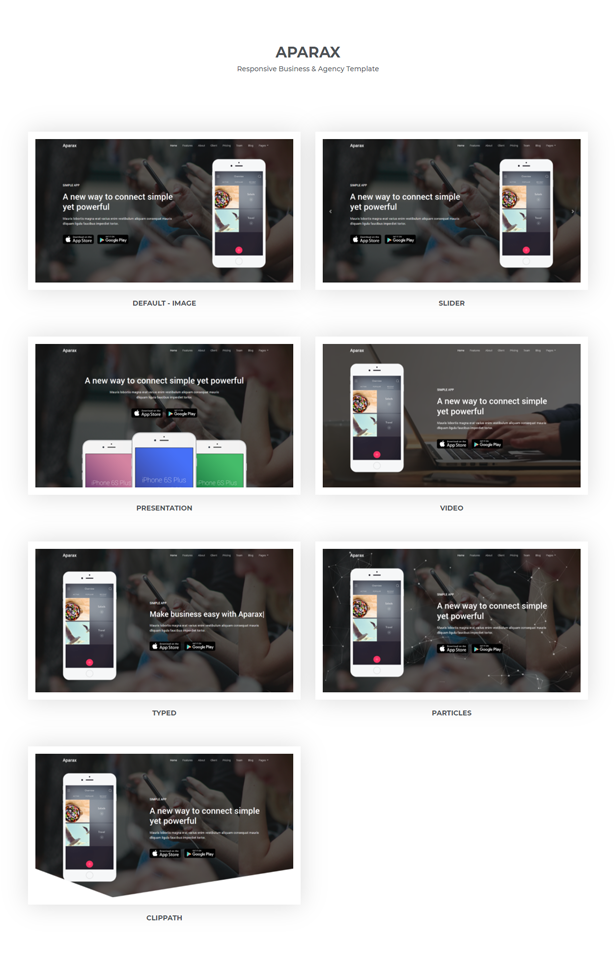 Aparax - App Landing Template - code.market
