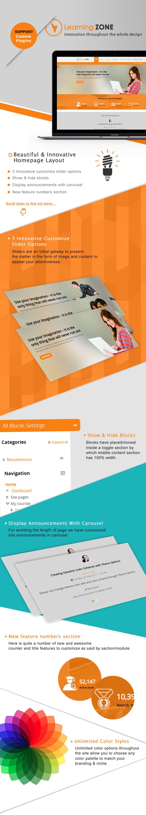 LearningZone - Responsive Moodle Theme - code.market