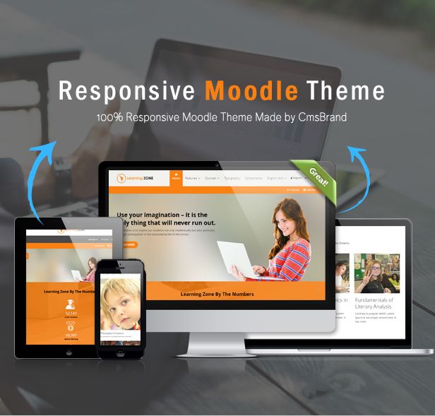 LearningZone - Responsive Moodle Theme - code.market