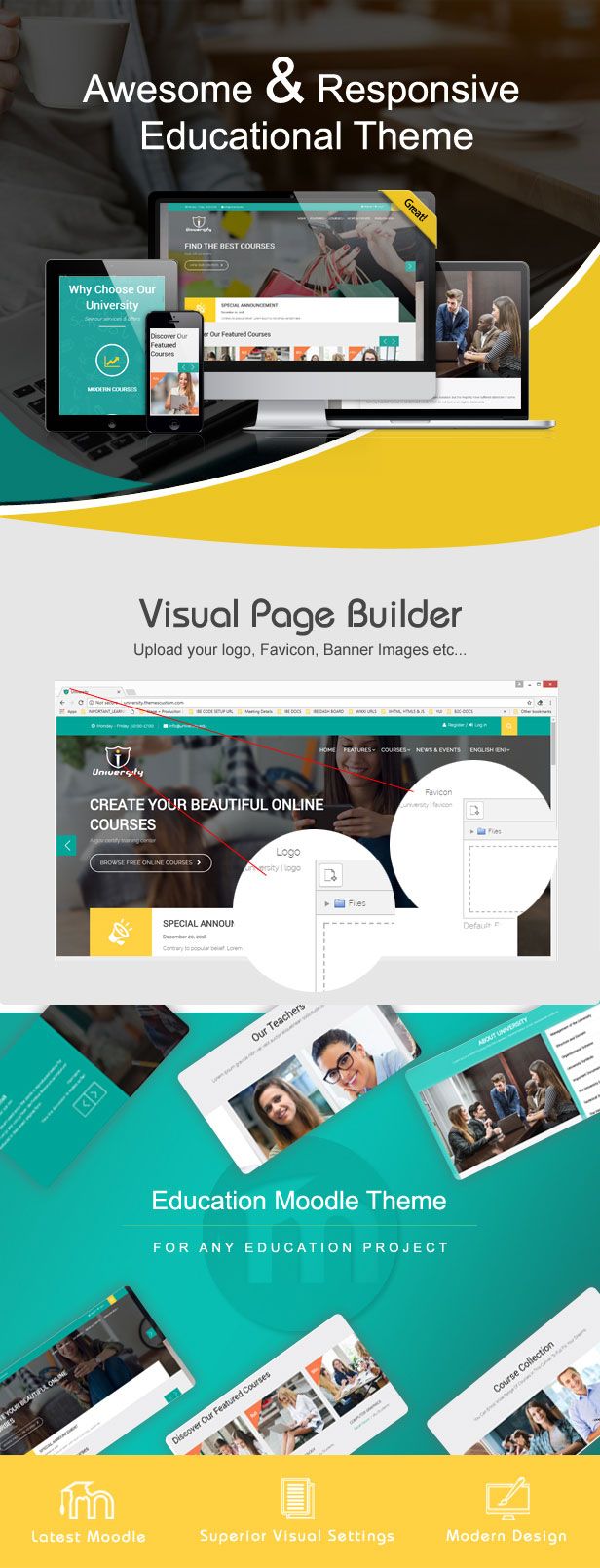 University - Responsive Moodle Theme - code.market