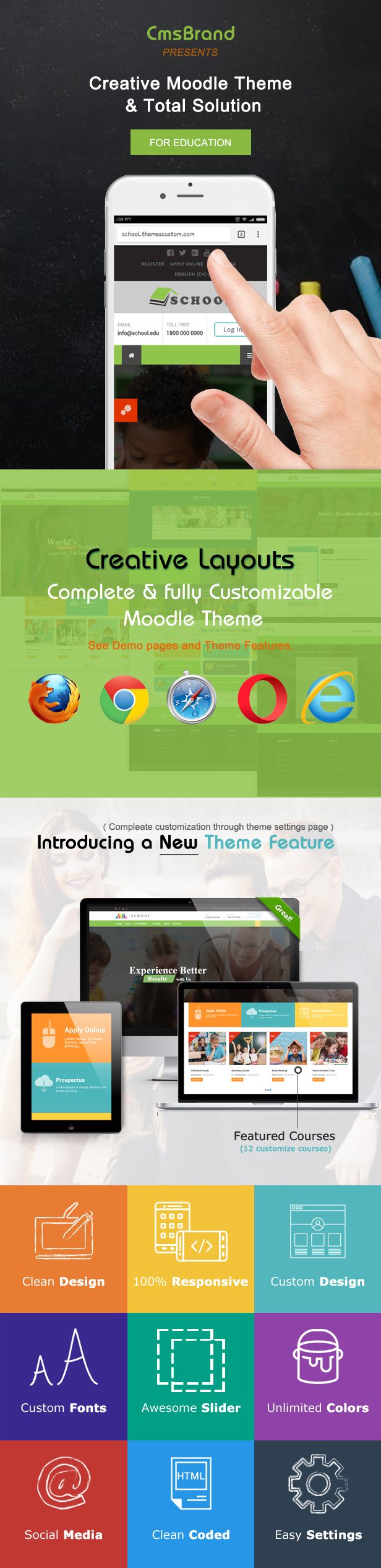 School - Exclusive Moodle Theme - code.market
