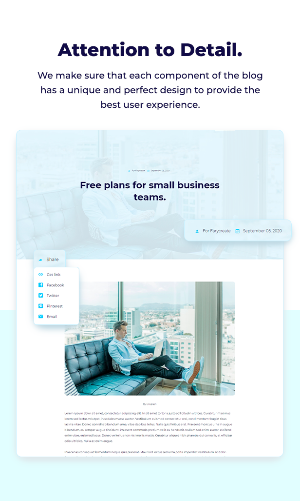 Faryfinit - Multipurpose Blogger Template - code.market