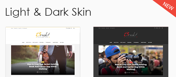 Brakt - Personal Blogger Template - code.market