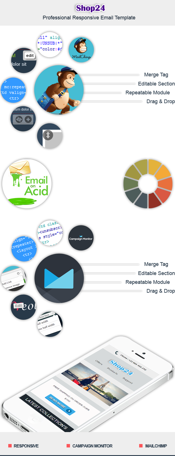 Shop24 - Responsive Ecommerce Email Template - code.market