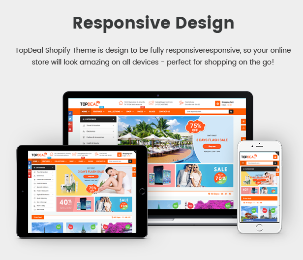 TopDeal - Multipurpose Shopify Theme with Sectioned - code.market