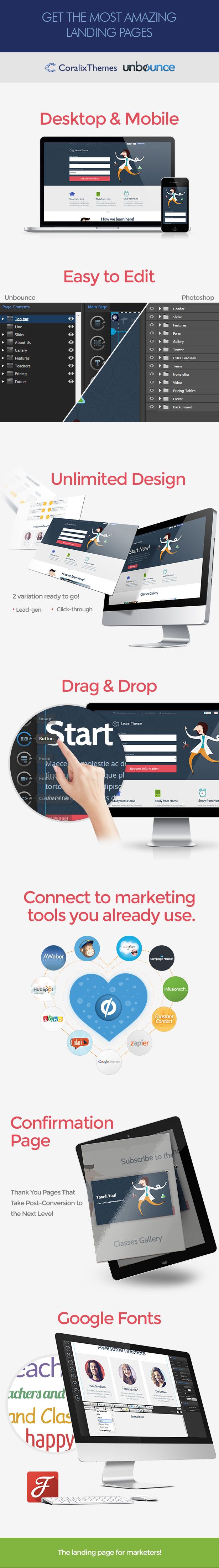 Simplify Unbounce Landing Page Template - code.market
