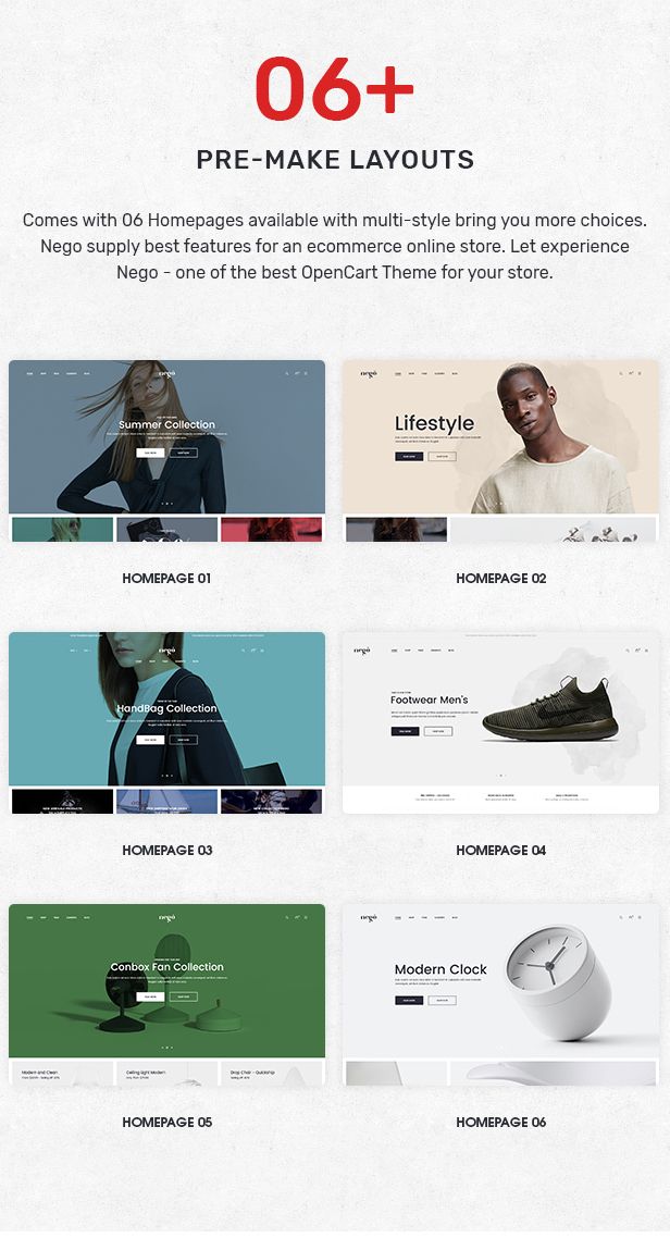 Nego - Minimalist Responsive Opencart 3 Theme - code.market