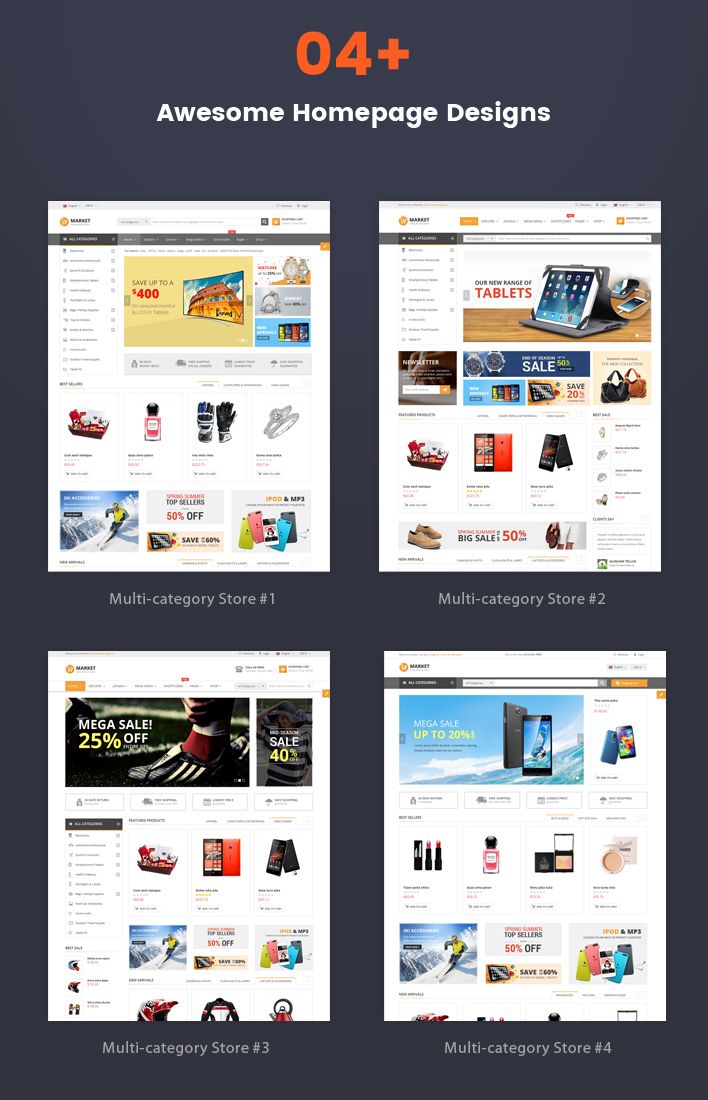 Market - Responsive Multipurpose VirtueMart Theme - code.market