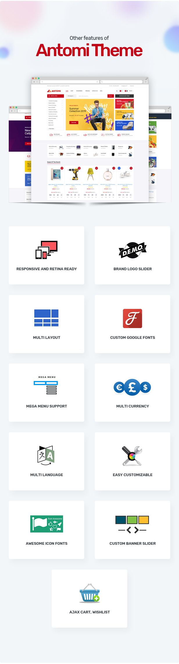 Antomi - Multipurpose OpenCart Theme (Included Color Swatches) - code.market