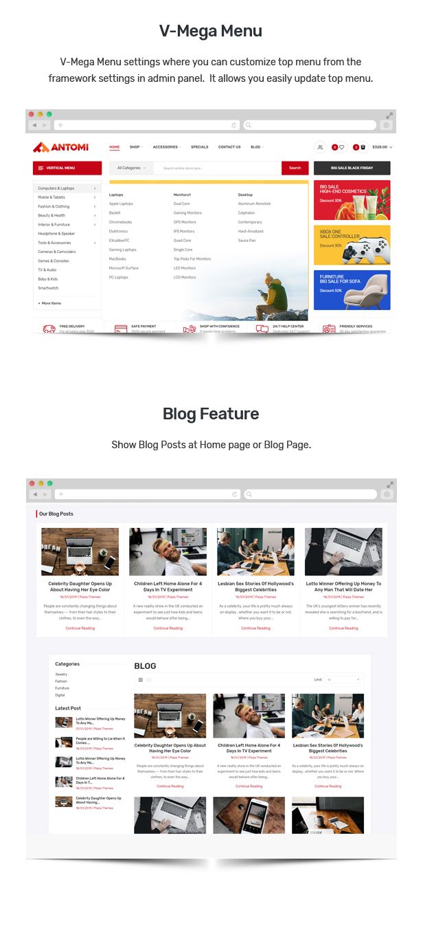 Antomi - Multipurpose OpenCart Theme (Included Color Swatches) - code.market